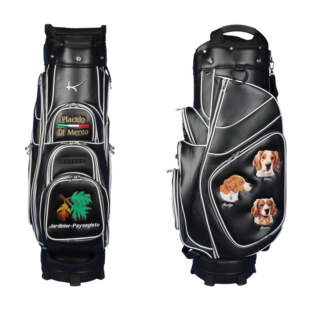 Custom cart bag in black | KELLERMANN